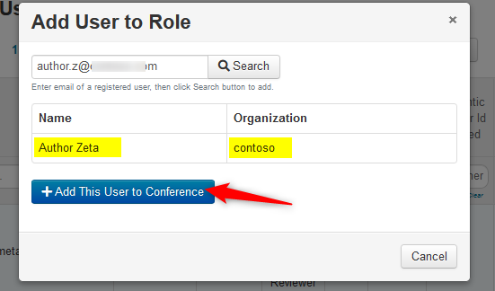 CHAIR HOW-TO: Manage Conference Users Page | Microsoft Conference ...