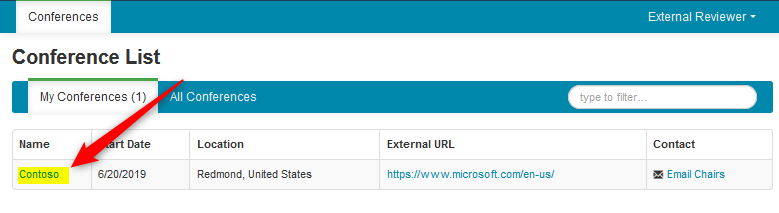 HOW-TO: External Reviewer | Microsoft Conference Management Toolkit ...